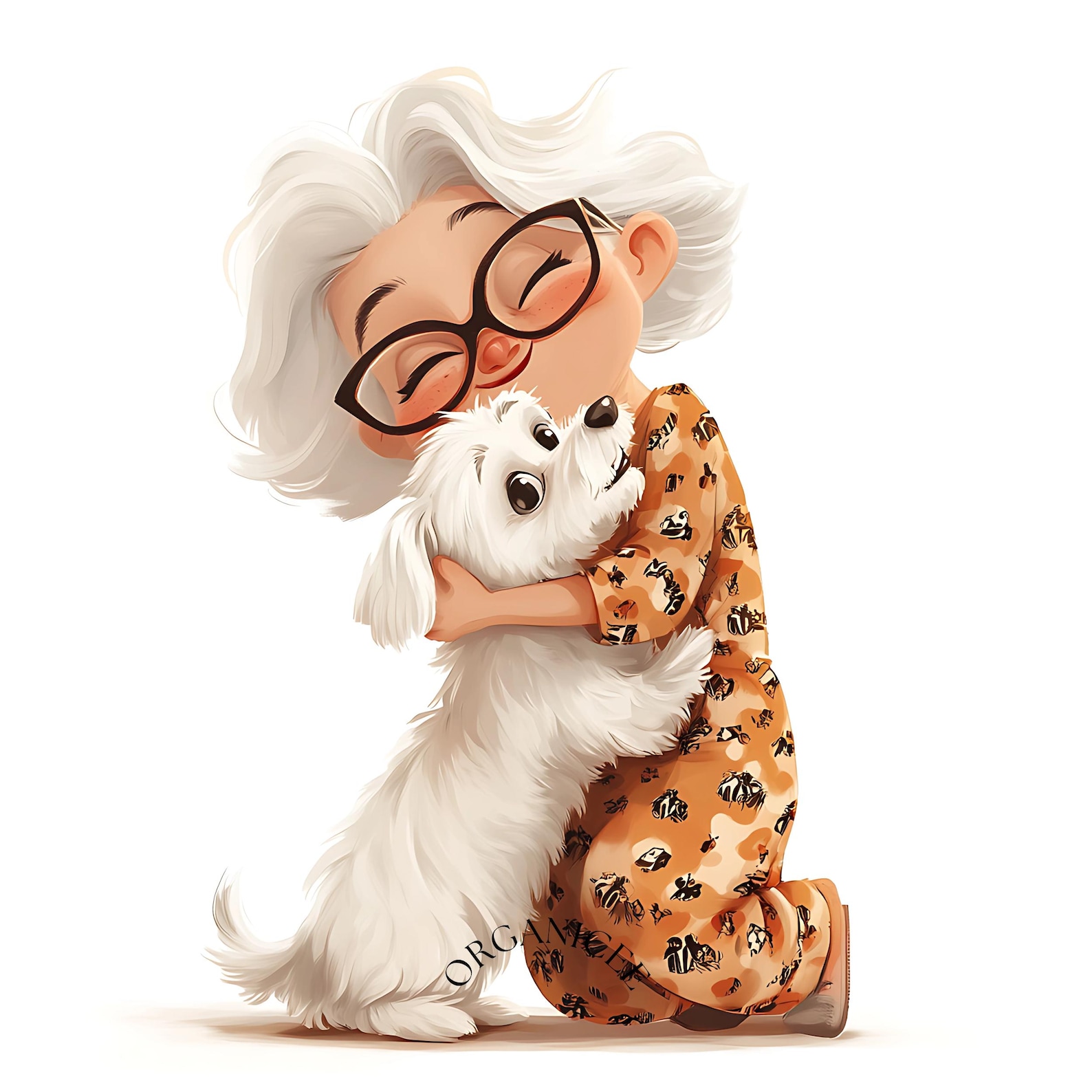 Crazy Old Lady Clipart Bundle | 25 High Quality 300 DPI Jpegs | Old ...