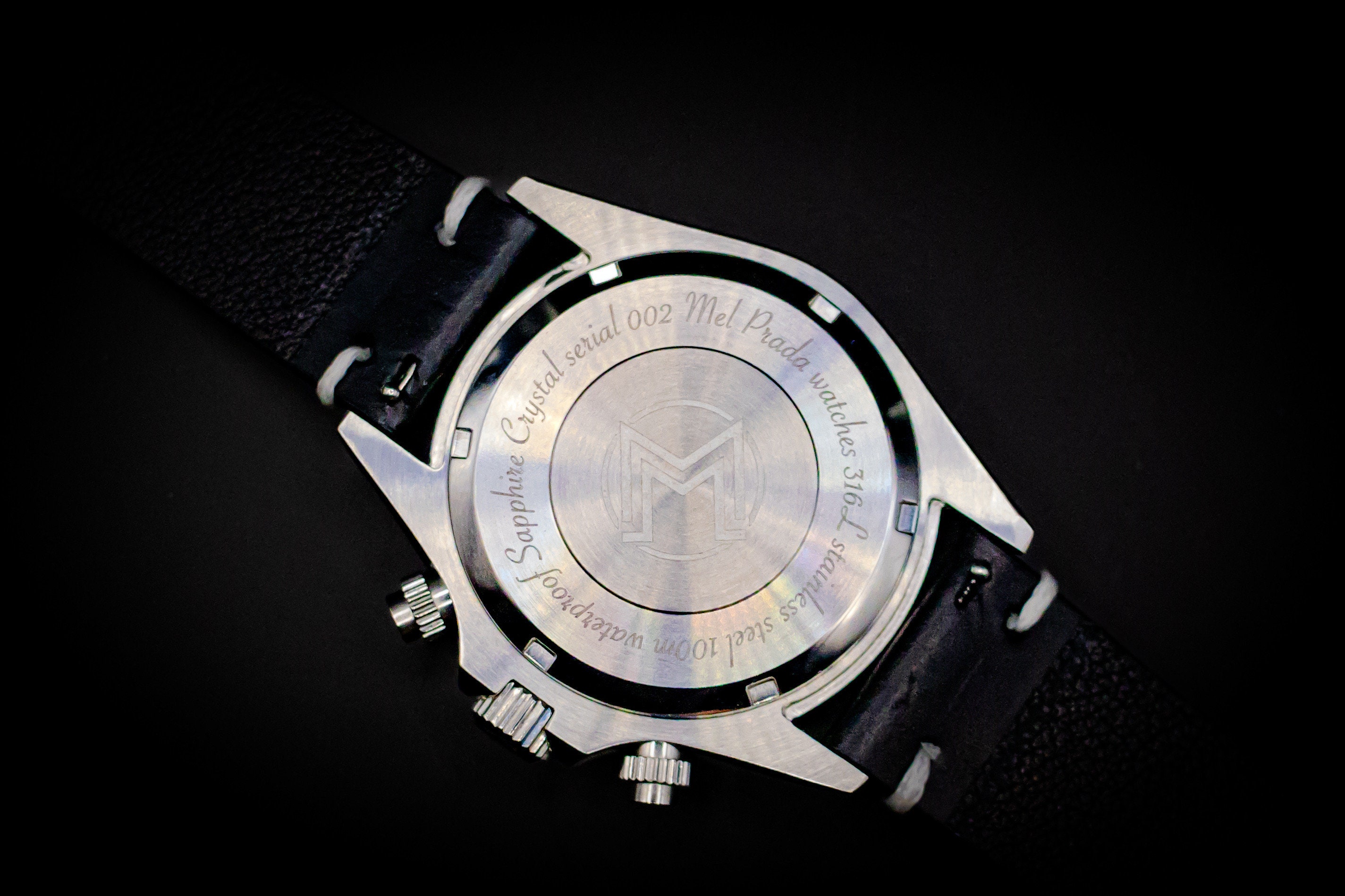 Panda Chronograph Meca Quartz Watch - Etsy