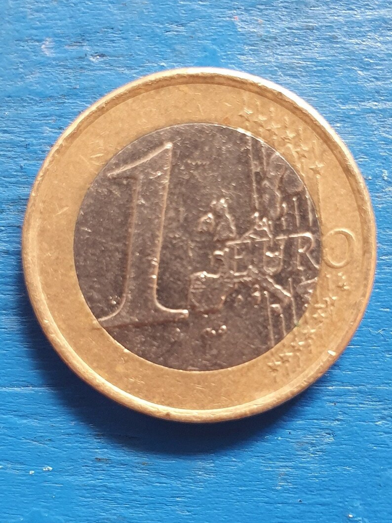 1 Euro Coin Error - Etsy