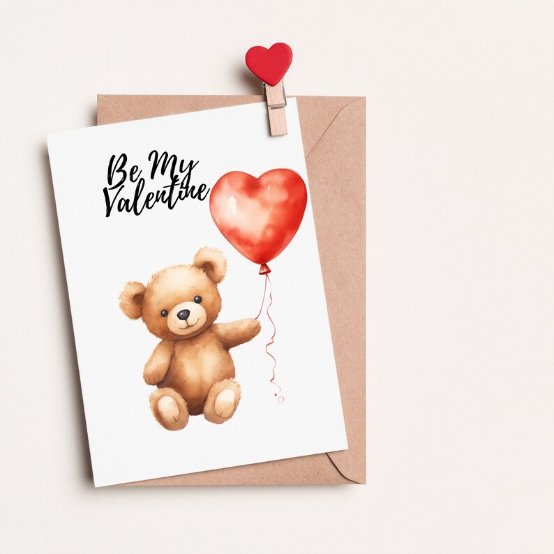 Valentines Day Clipart, Valentine Clip Art Watercolor, Cute Valentines ...