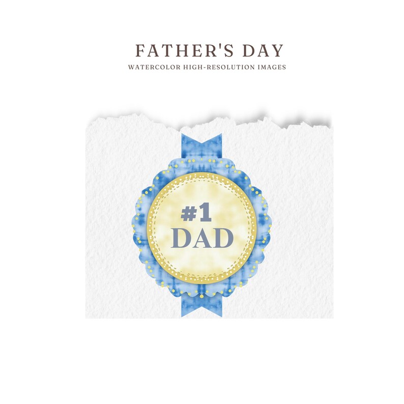 Watercolor Fathers Day Clipart - Dad Clip Art - Father's Day Digital ...