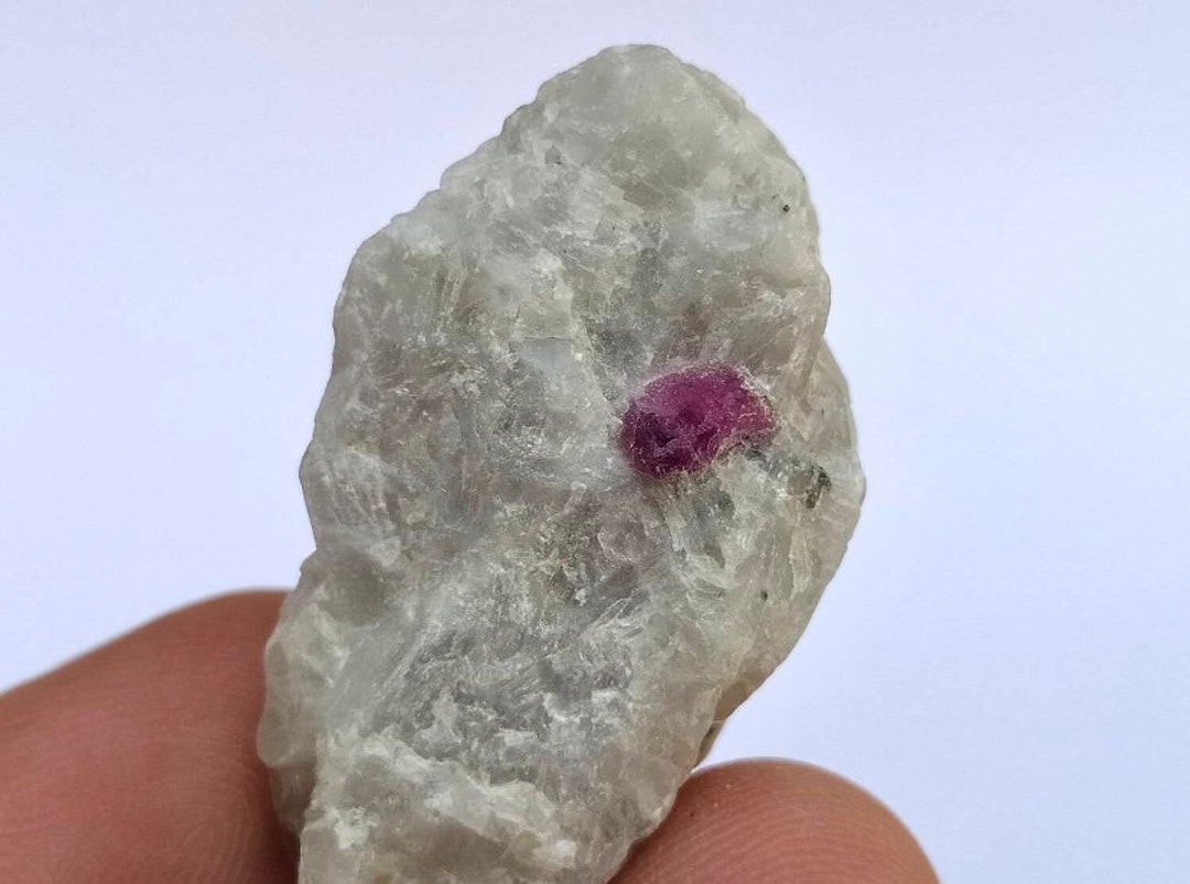 Ruby in Crystal Marble, Ruby in Crystal, Ruby Pendulum, Natural Ruby ...