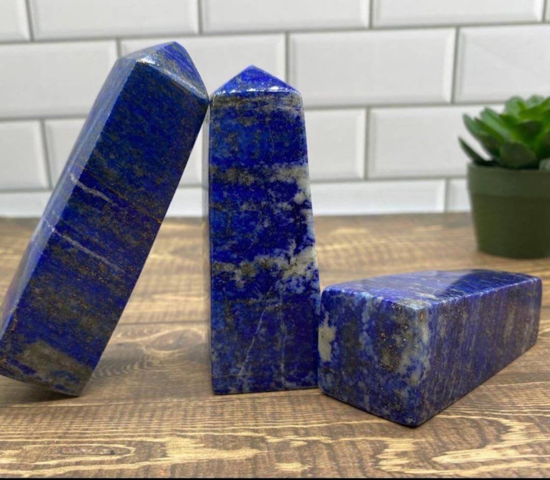 Lapis Lazuli Towers Lapis Lazuli Towers for Home Decor Natural Gemstone ...