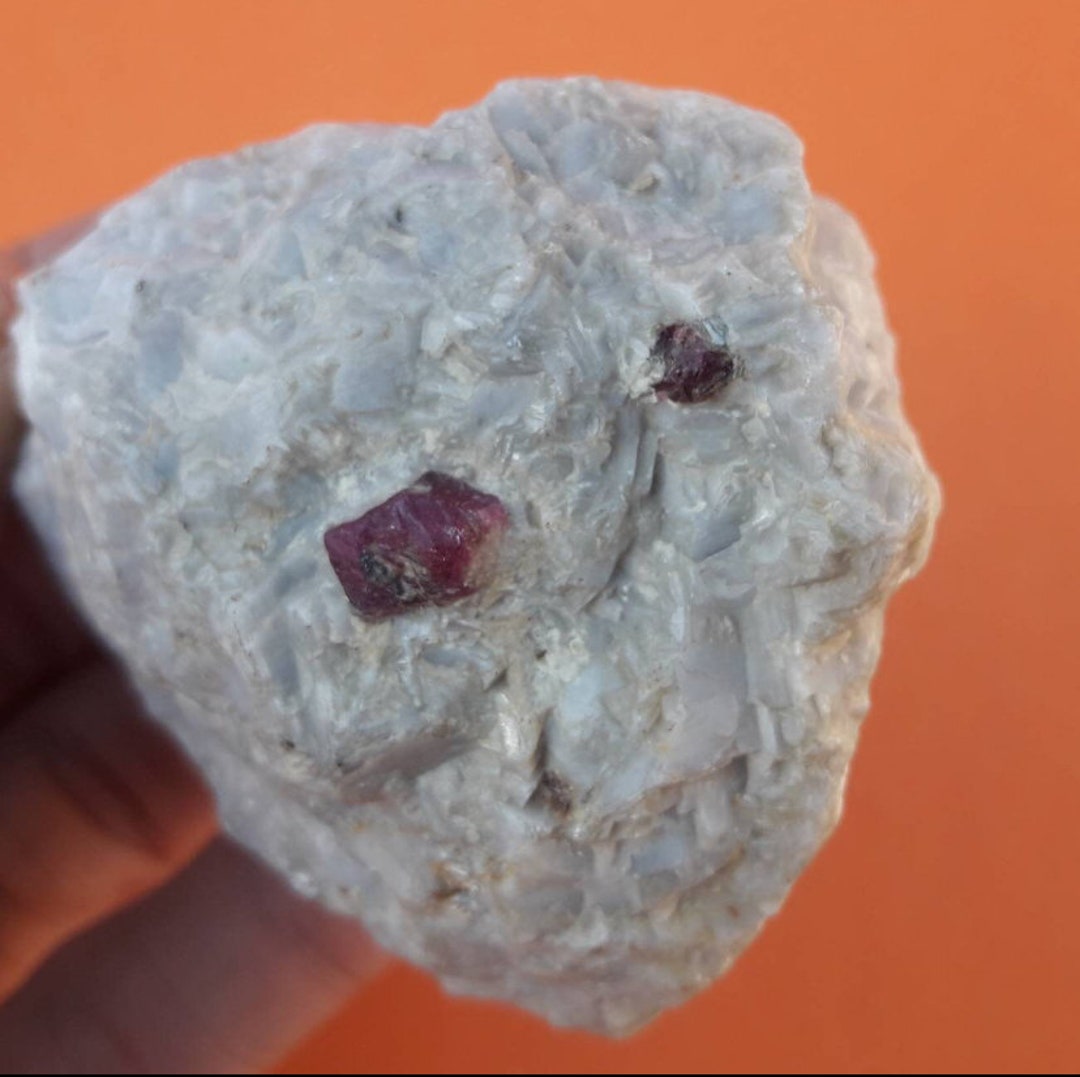 Ruby in Crystal Marble, Ruby in Kyanite, Natural Ruby Stones, Raw Ruby ...