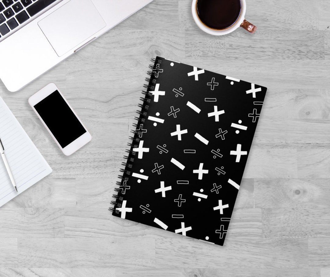 Math Symbols Notebook - Etsy