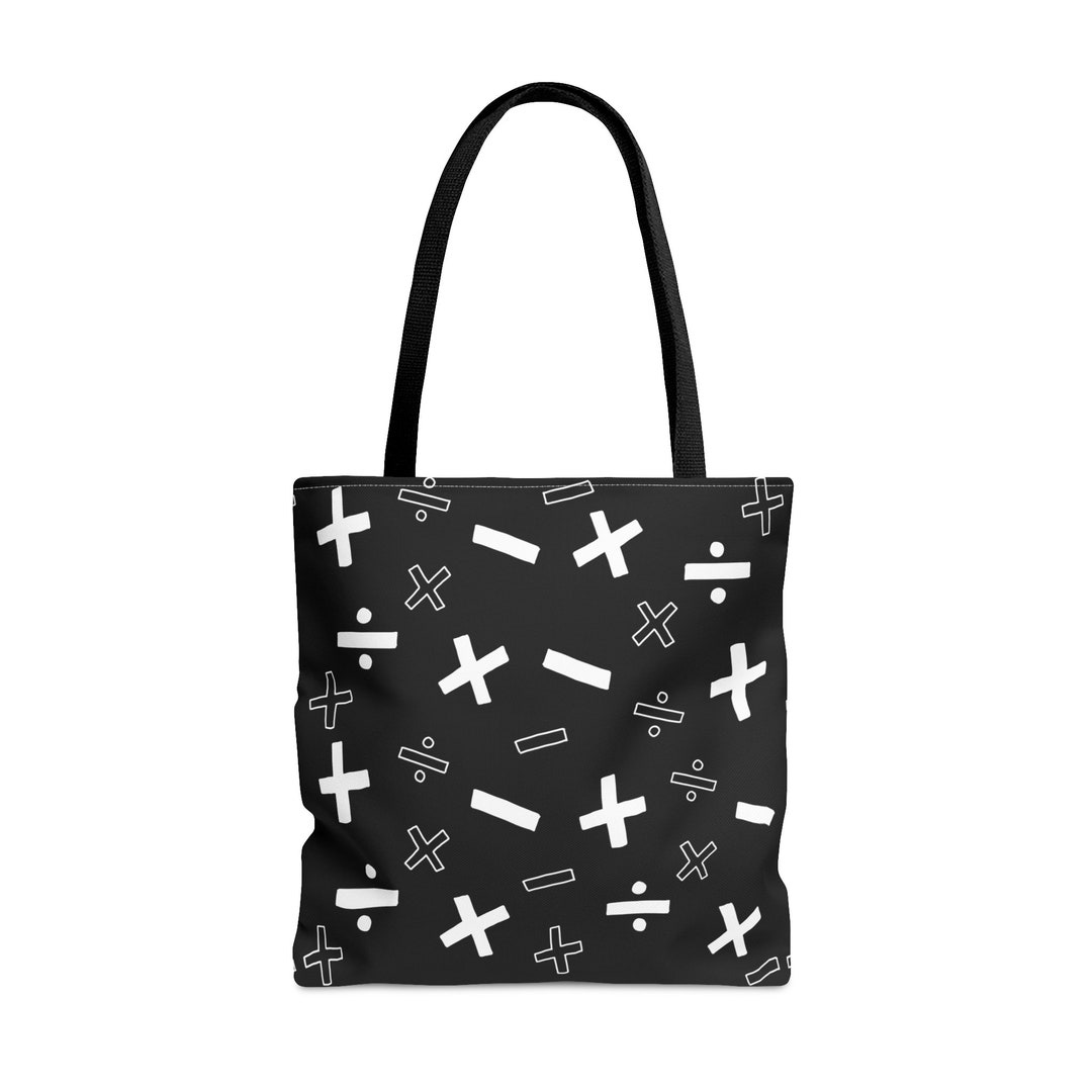 Math Symbols Tote Bag - Etsy