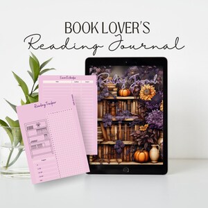 Digital Reading Journal, Digital Book Tracker for Goodnotes, iPad ...