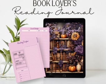 Digital Reading Journal, Digital Book Tracker for Goodnotes, iPad ...