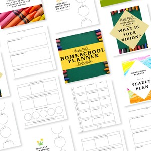 Homeschool Planner 2024-2025 Printable, 2024 2025 2026 Digital Planner ...