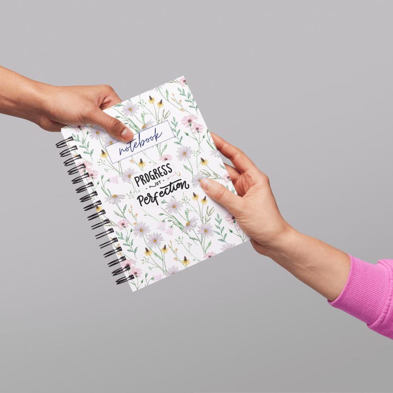 Flower Digital Notebook (6×8″), Goodnotes Notebook, Simple & Easy-to ...