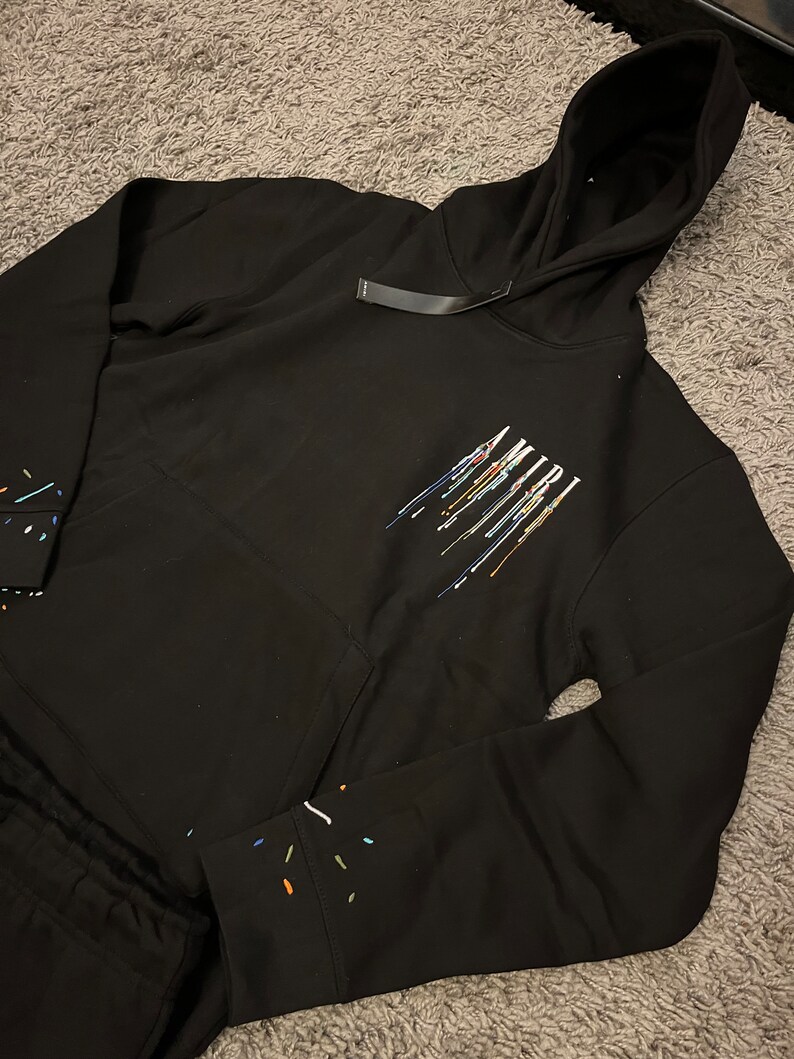 Amiri Paint Drip Tracksuit Brand New - Etsy