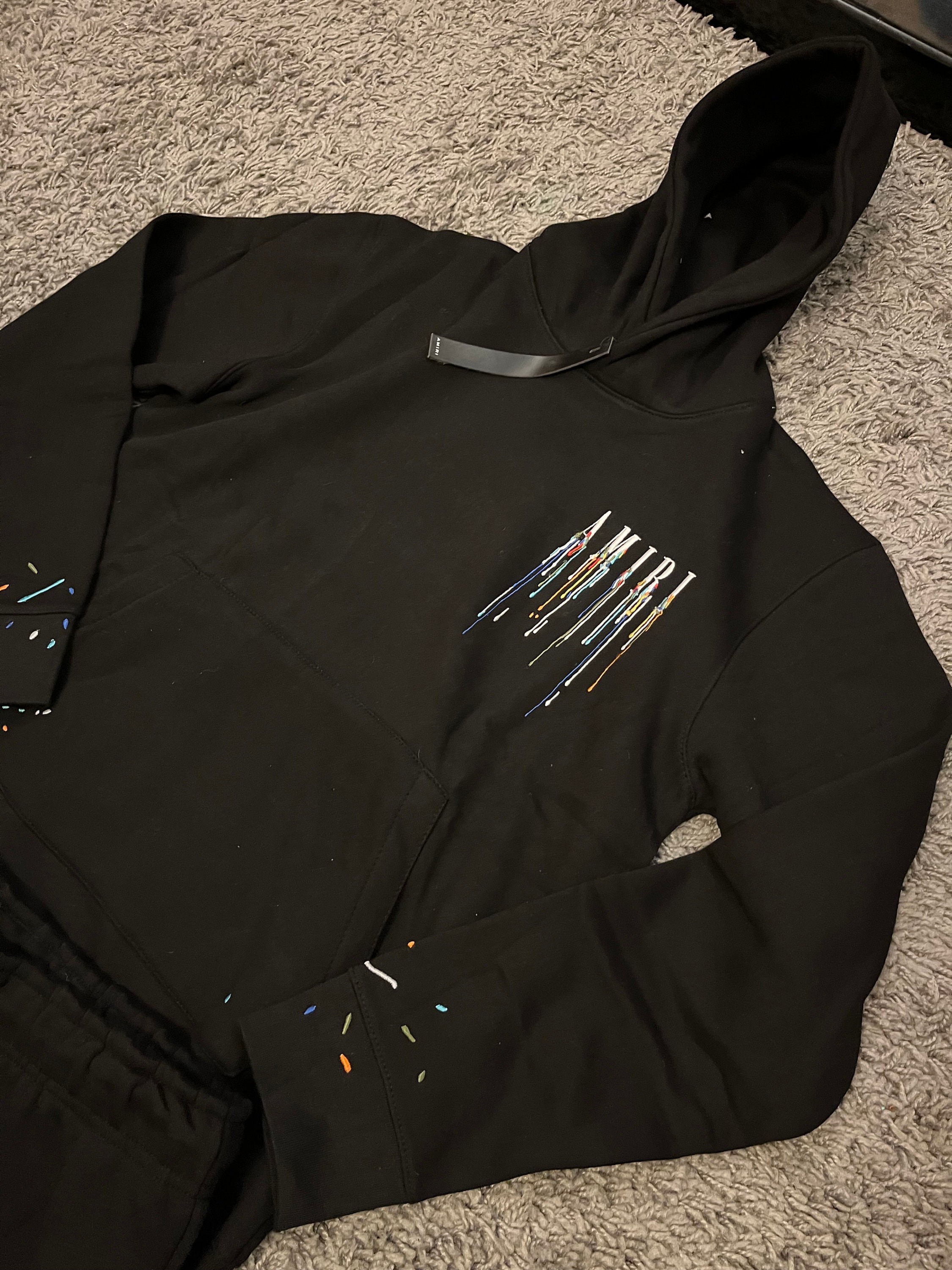 Amiri Paint Drip Tracksuit Brand New - Etsy