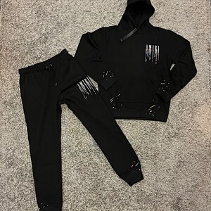 Amiri Paint Drip Tracksuit Brand New - Etsy