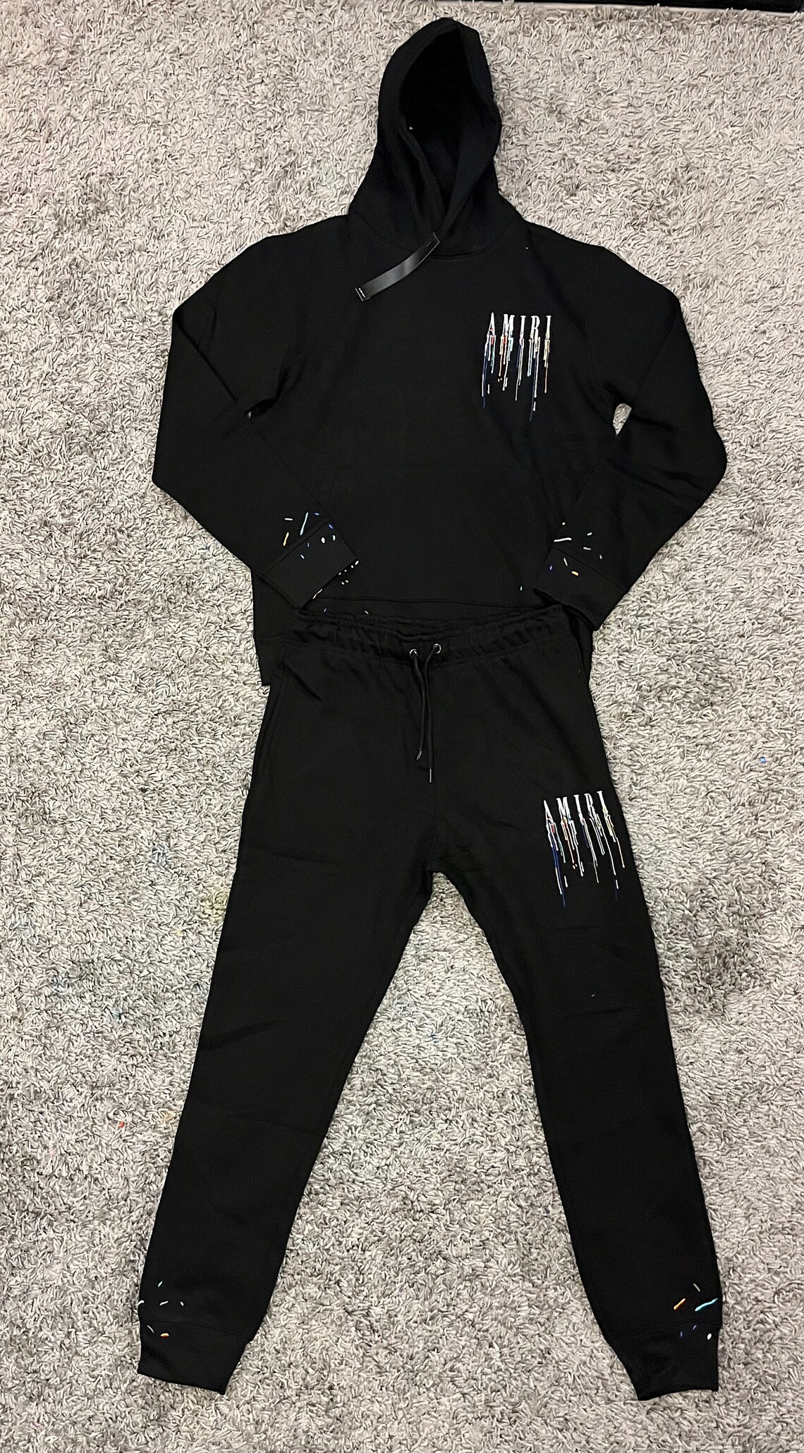Amiri Paint Drip Tracksuit Brand New - Etsy