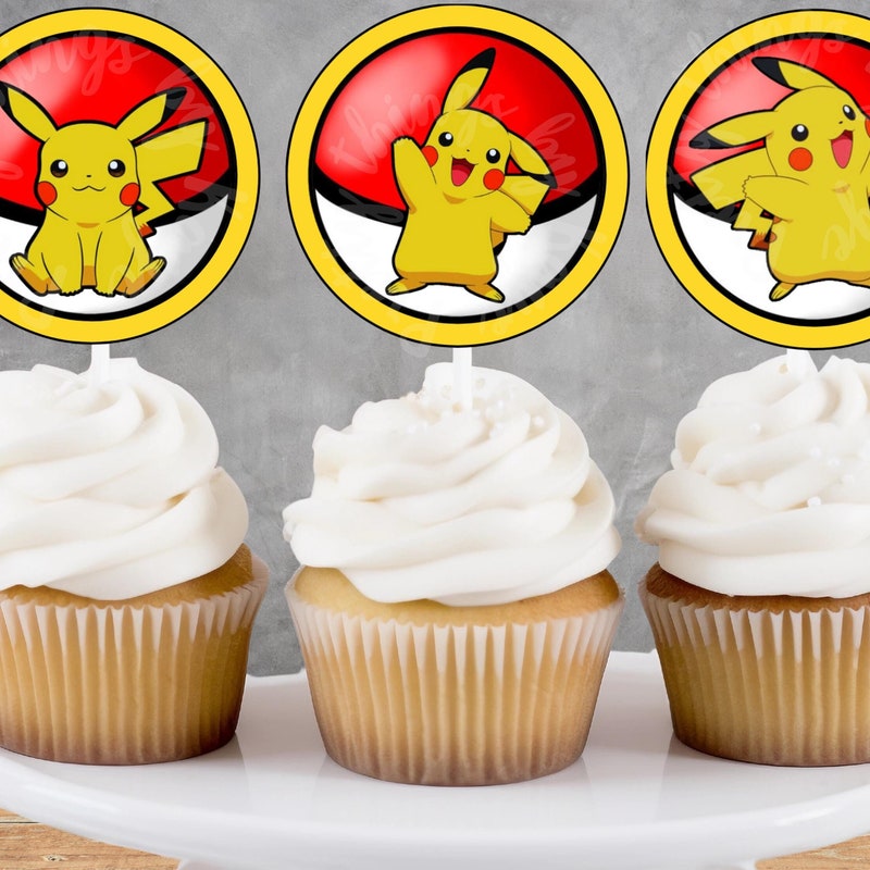 Pikachu Cake Topper - Etsy