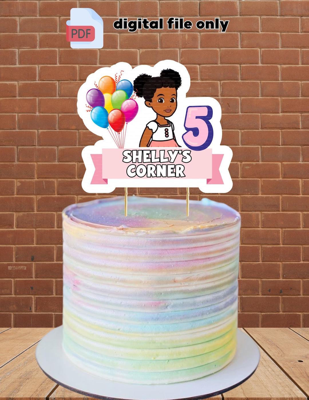 Custom Gracie's Corner Cake Topper: Personalized Birthday Decor ...