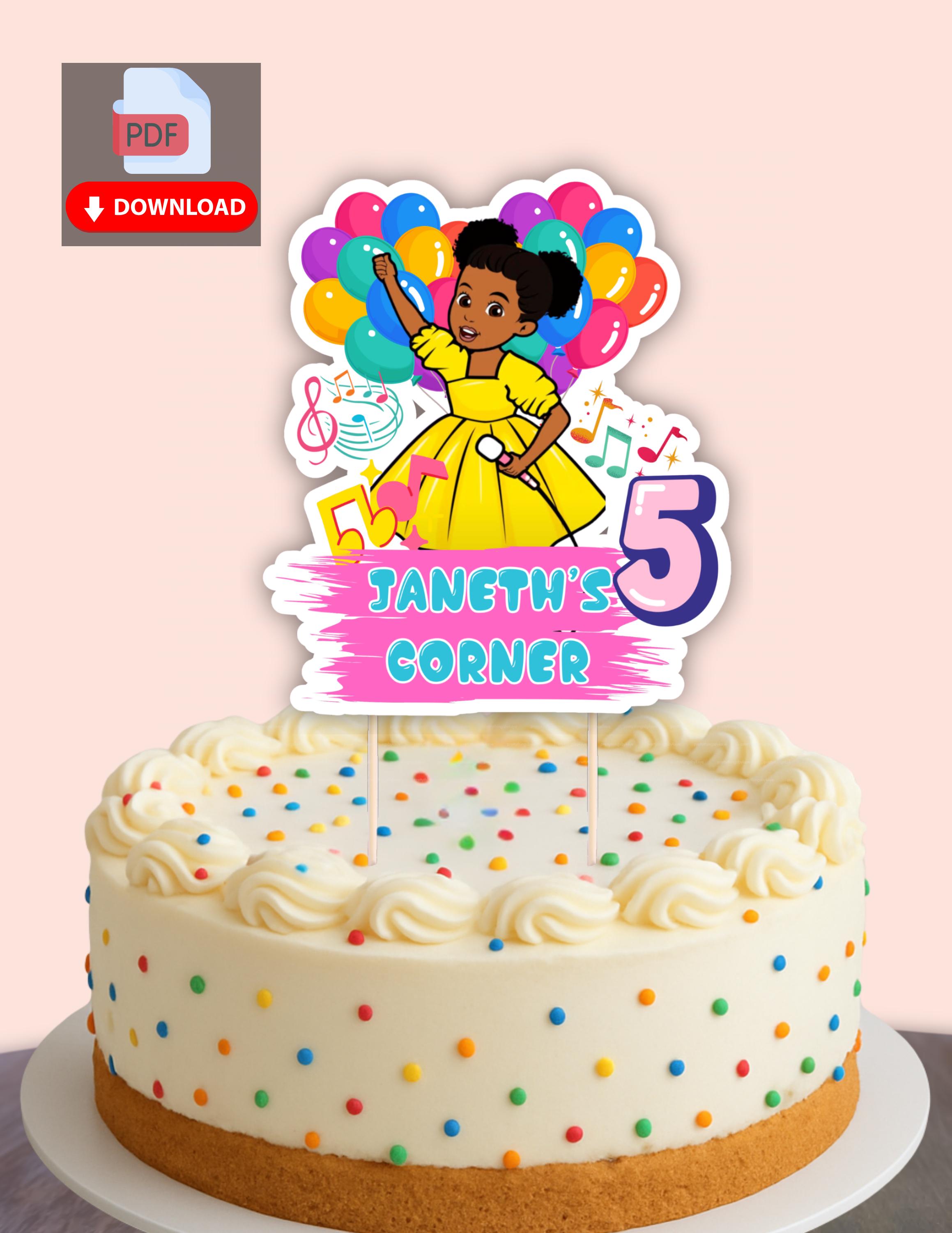 Gracie's Corner Cake Topper: Personalized Party Decoration (digital ...