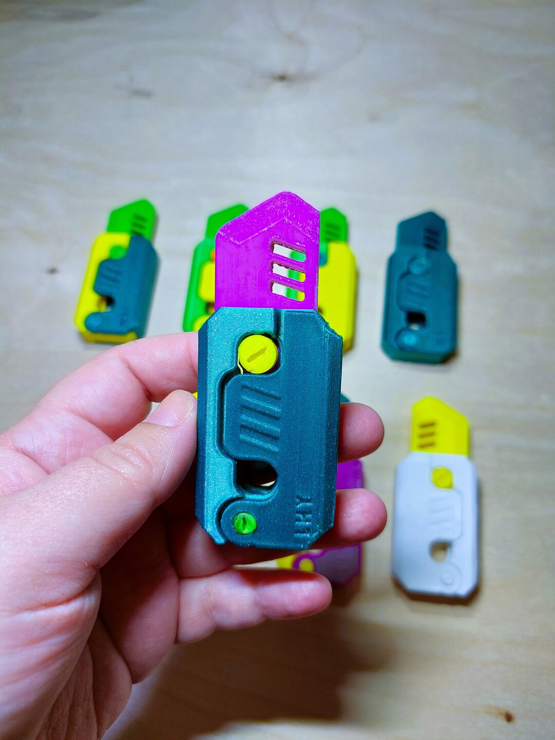 Cute Fidget Toy Carrot Knife3d Printing Gravity Fidget Knife - Etsy