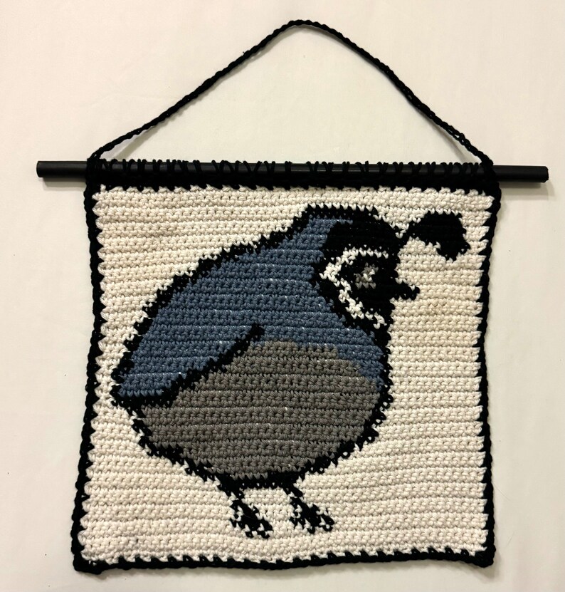 Quail Crochet Wall Hanging Pattern - Etsy