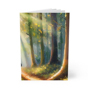 Illuminated Pathway, Softcover Notebook, A5 - Etsy