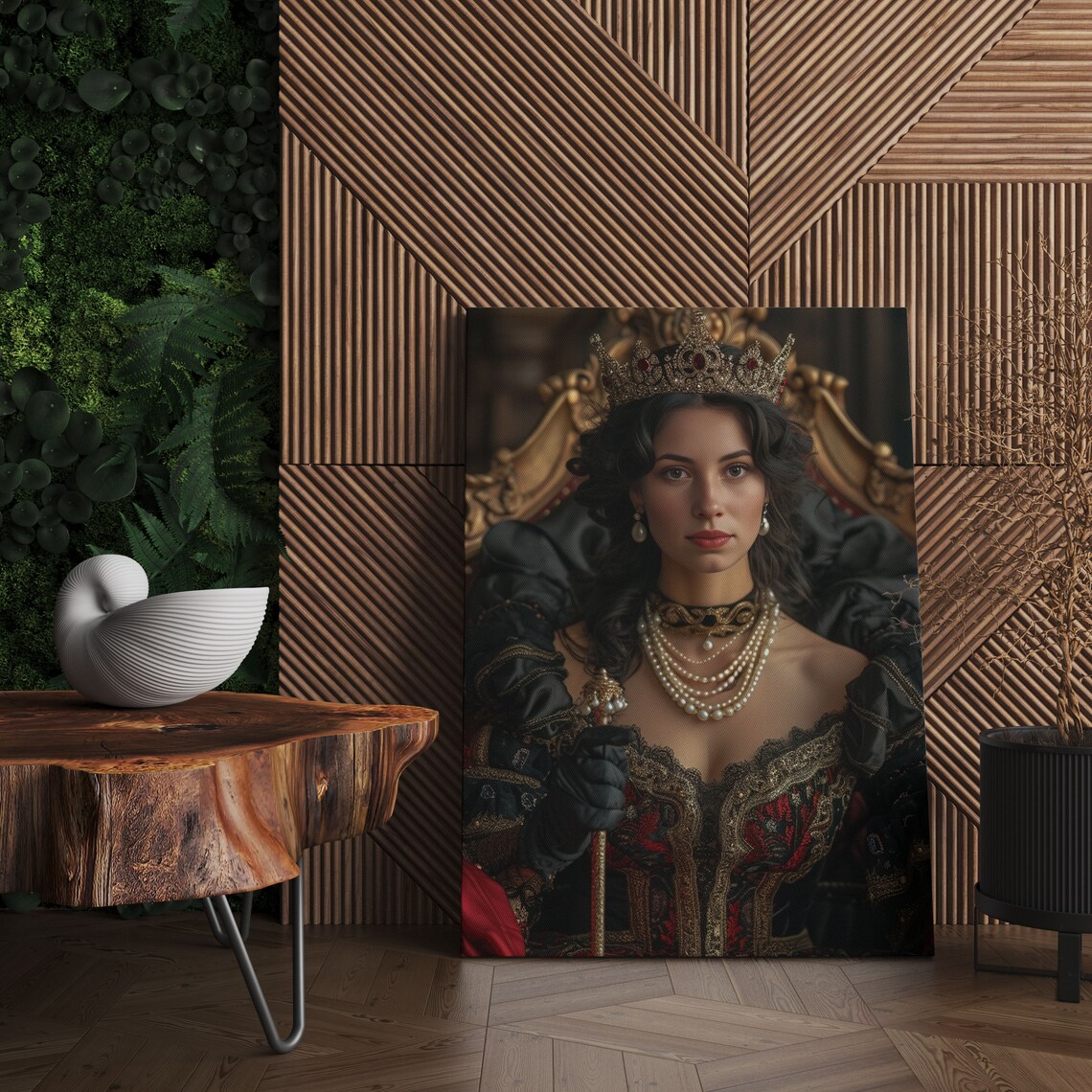 Custom Queen Portrait From Photo Historical Portrait Portrait Photo ...