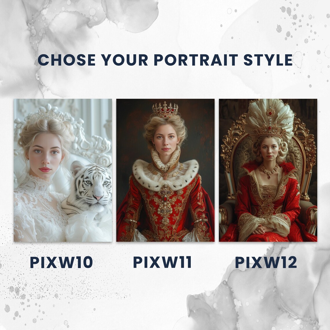 Custom Queen Portrait From Photo Historical Portrait Portrait Photo ...