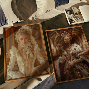 Custom Queen Royal Portrait From Photo, Renaissance Portrait, Custom ...