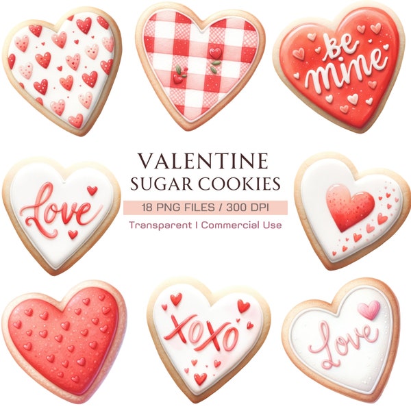 Sugar Cookie Clipart - Etsy