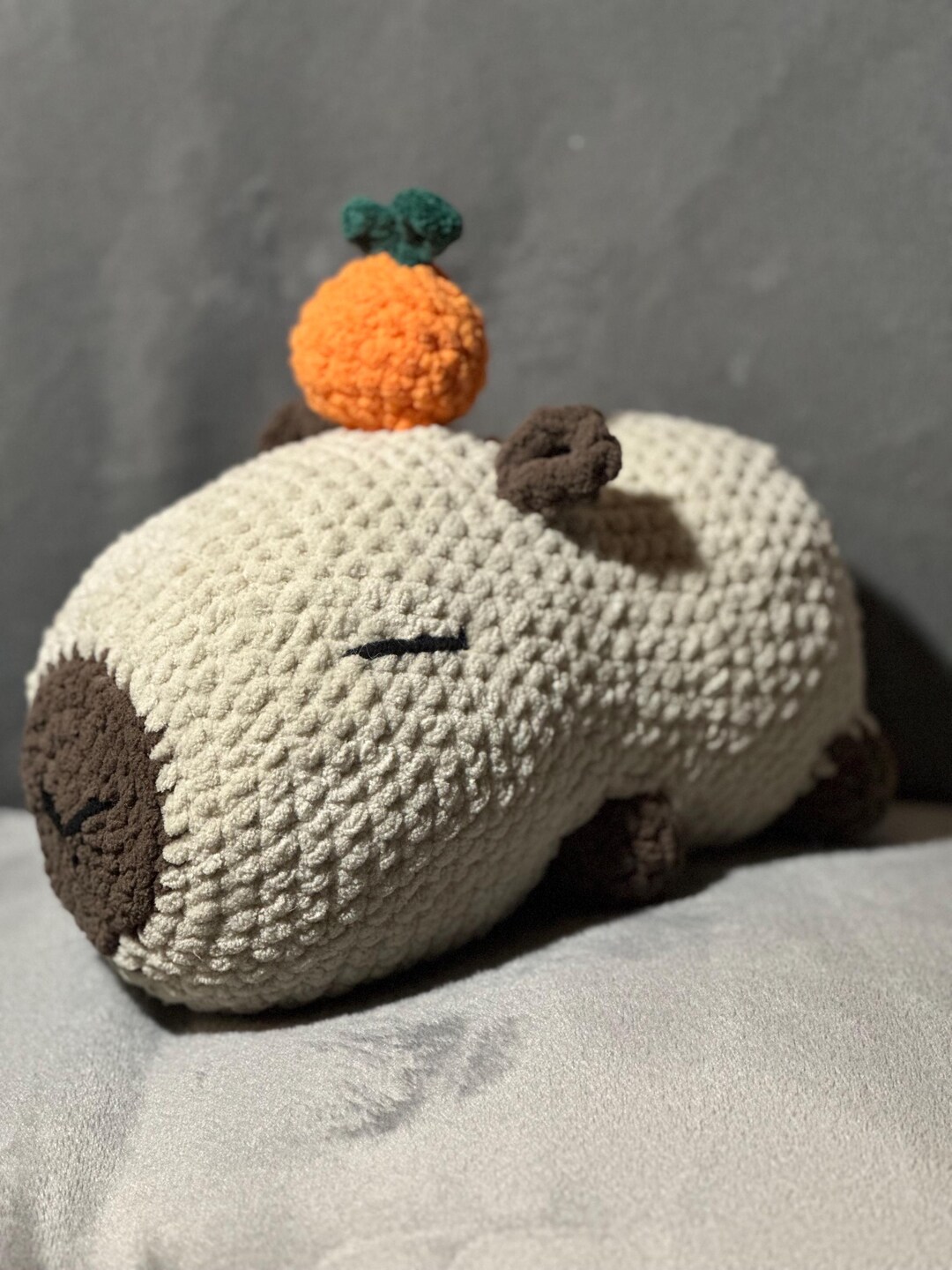 Capybara Crochet Stuffie - Etsy