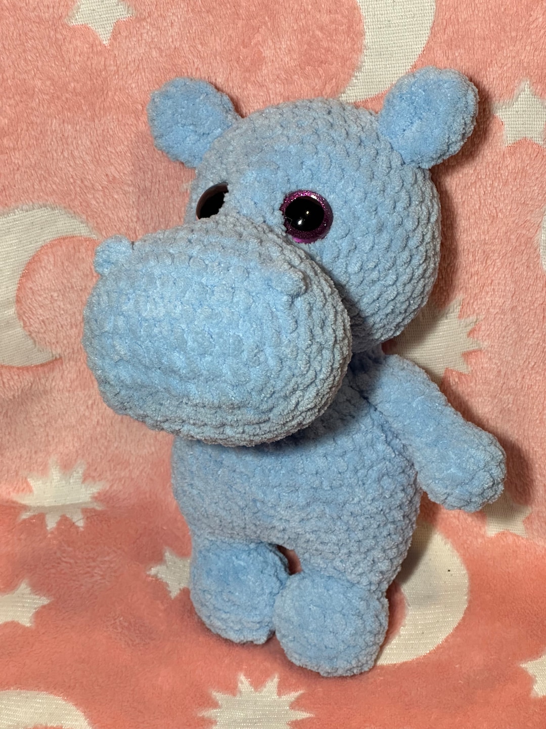 Hippopotamus Crochet Stuffie - Etsy