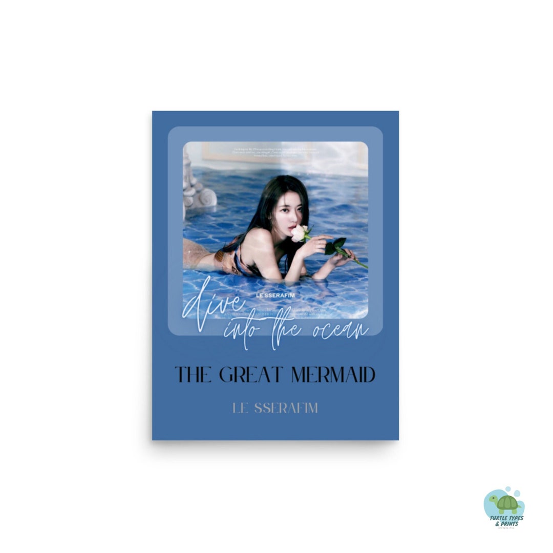 DIGITAL - Aesthetic Kpop Wall Print - the Great Mermaid - Mermaidcore ...