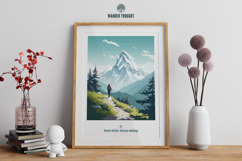 Mt Everest Motivational Wall Art Inspirational Wall Art Printable ...