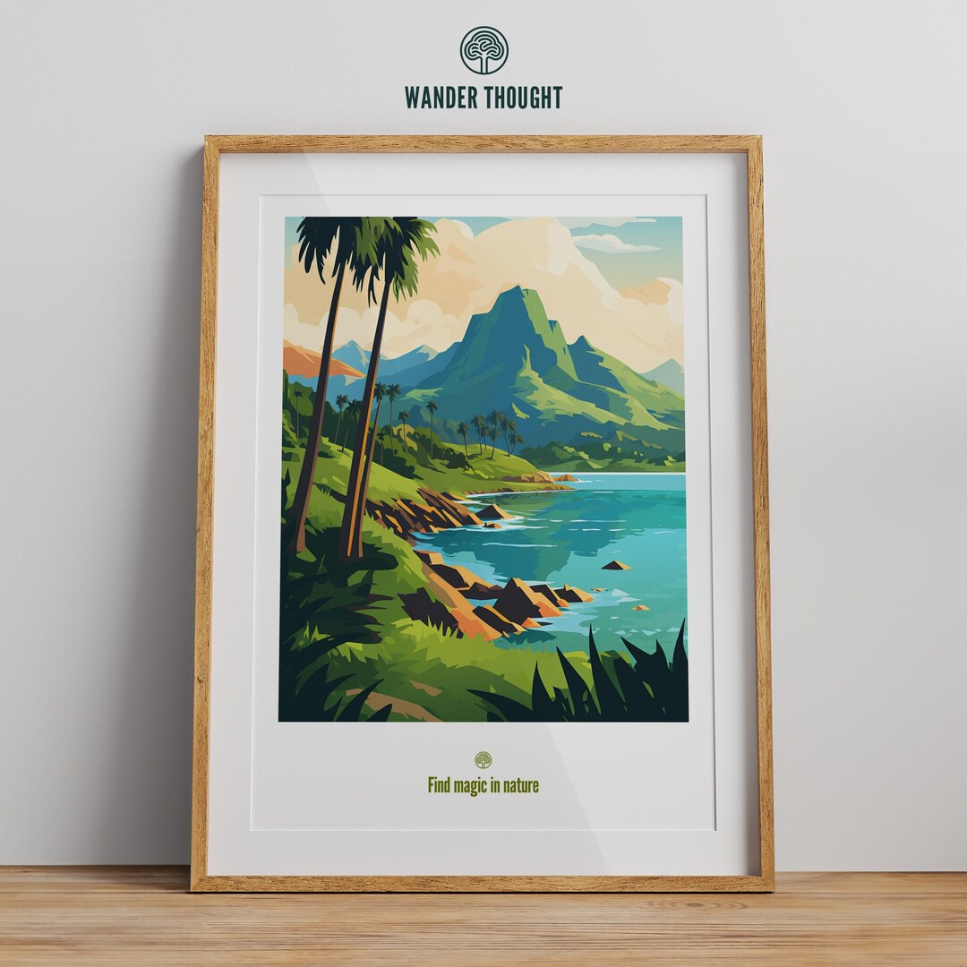 Fiji Islands Motivational Wall Art Inspirational Wall Art Printable ...