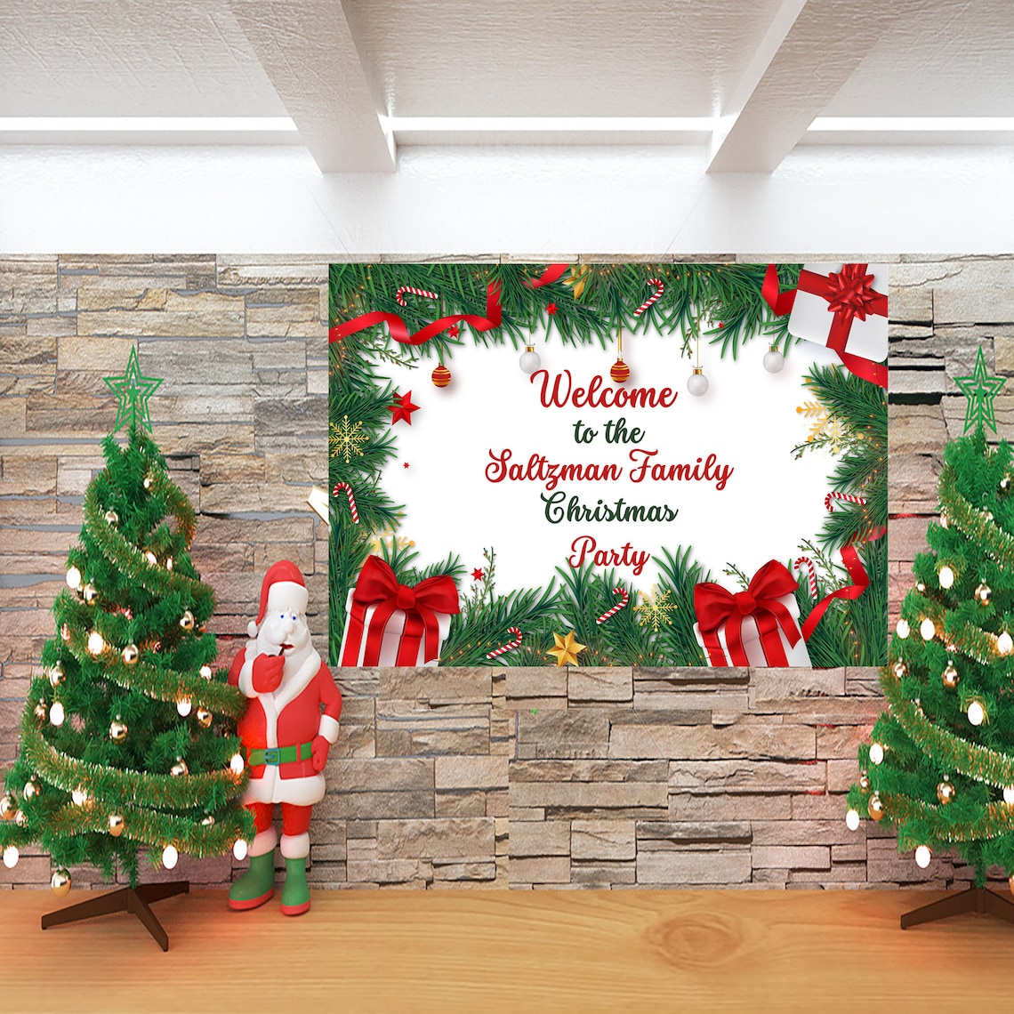 Christmas Party Welcome Sign, Christmas Welcome Sign Template,christmas ...