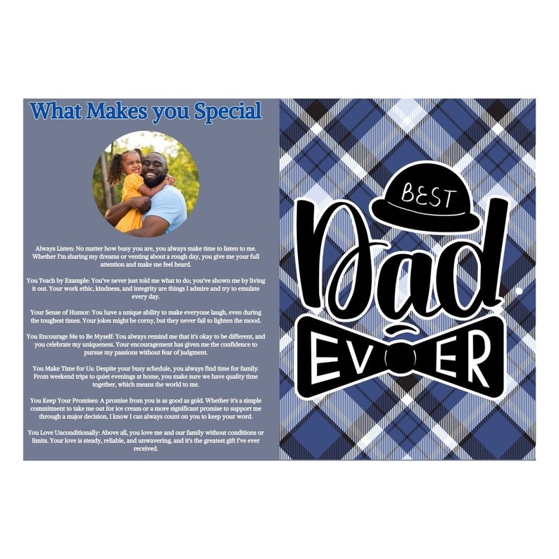 Magazine Template, Dad Magazine Template, Father's Day Magazine, Father ...