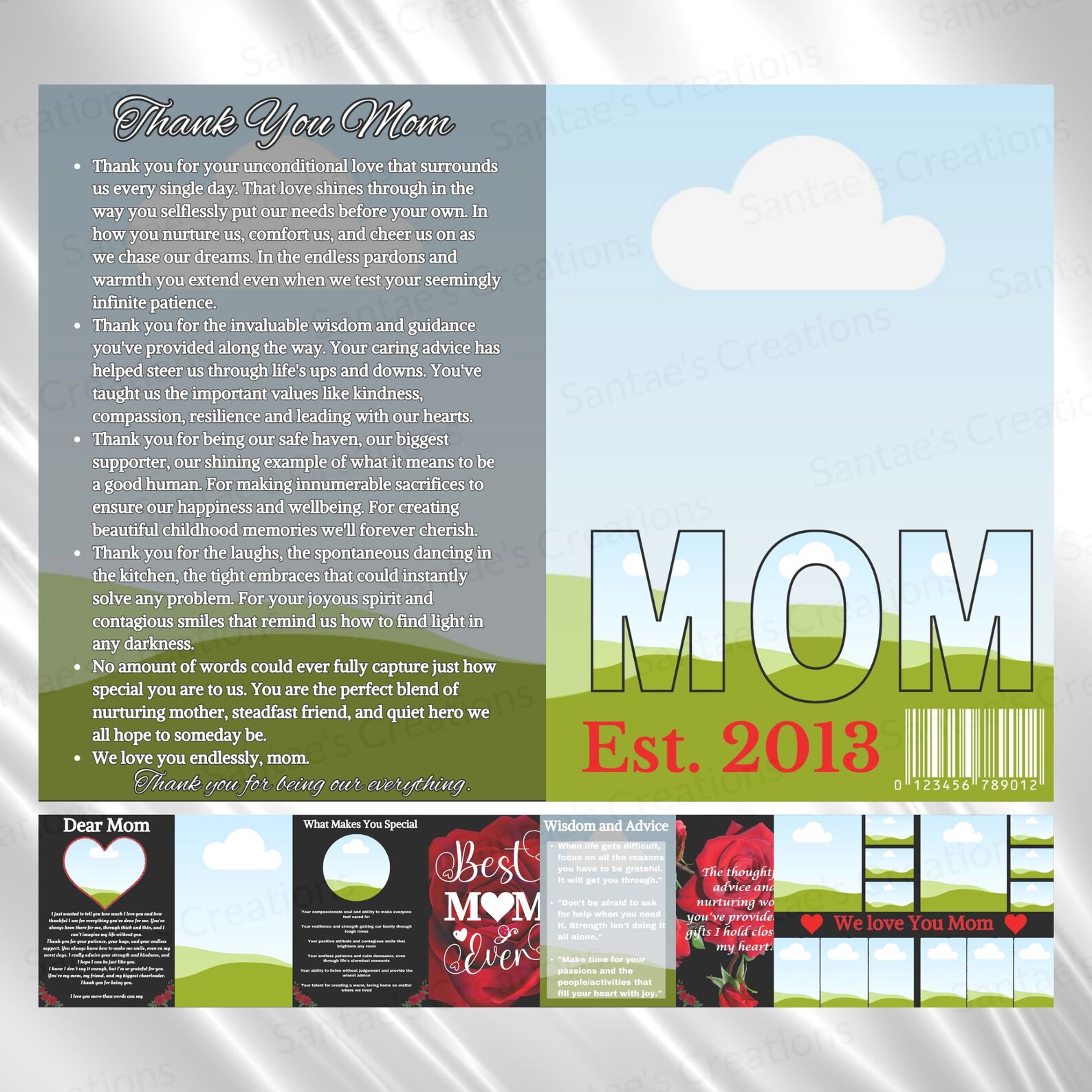 Mothers Magazine Template, Editable Magazine Template for Mother's ...