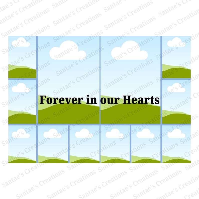 Editable Memorial Magazine Template Canva | Personalized Funeral ...
