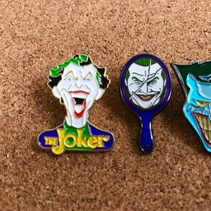SET OF 5 Evolution of the Joker 1.2 Enamel Pins - Etsy