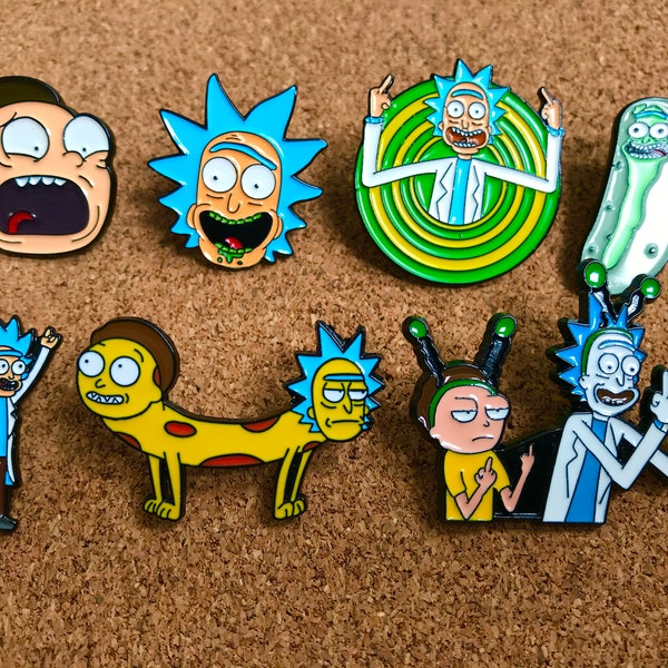 Rick and Morty Pin - Etsy