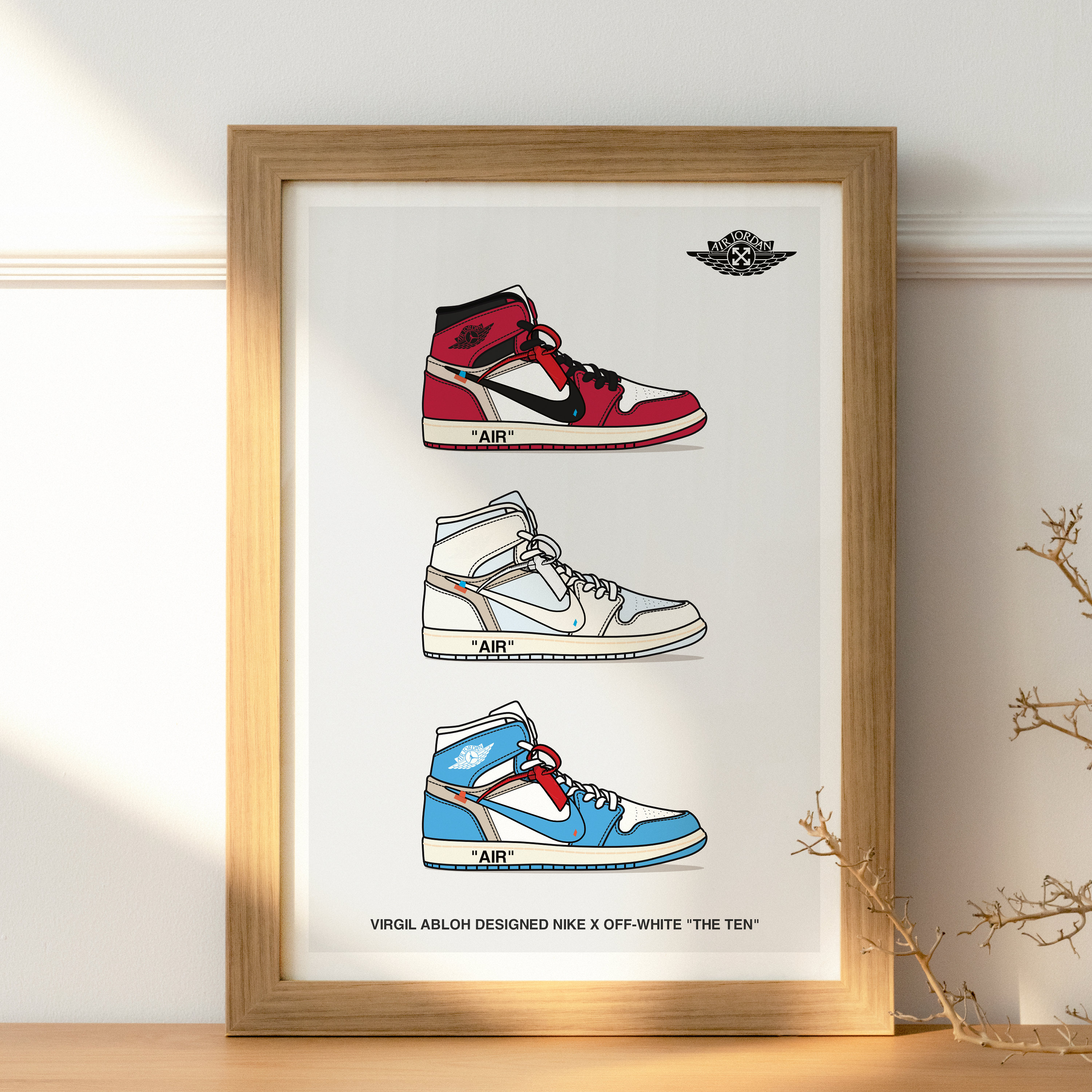 Sneaker Poster, Jordan 1 Poster, Dunk Low Poster, Sneakershead, Jordan ...