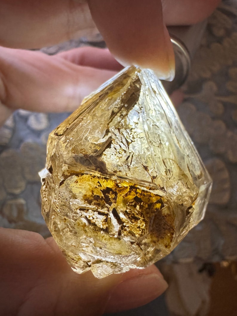 Rare Fenster Quartz/window Quartz With Yellow Clay From Pakistan - Etsy