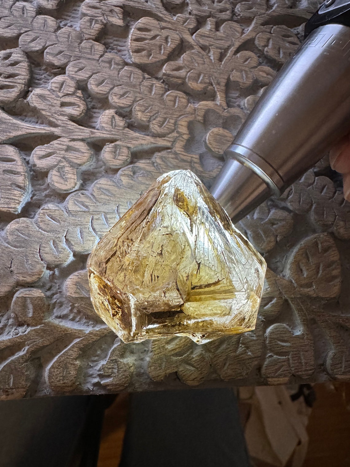 Rare Fenster Quartz/window Quartz With Yellow Clay From Pakistan - Etsy