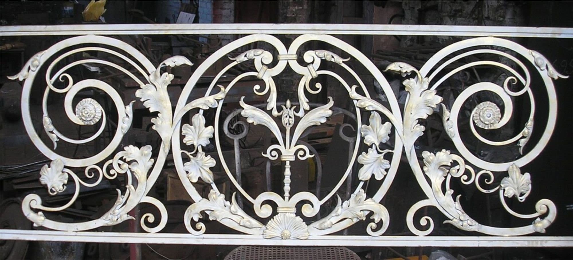 Custom Wrought Iron Railings.forged Railings for Stairs to Order. the ...