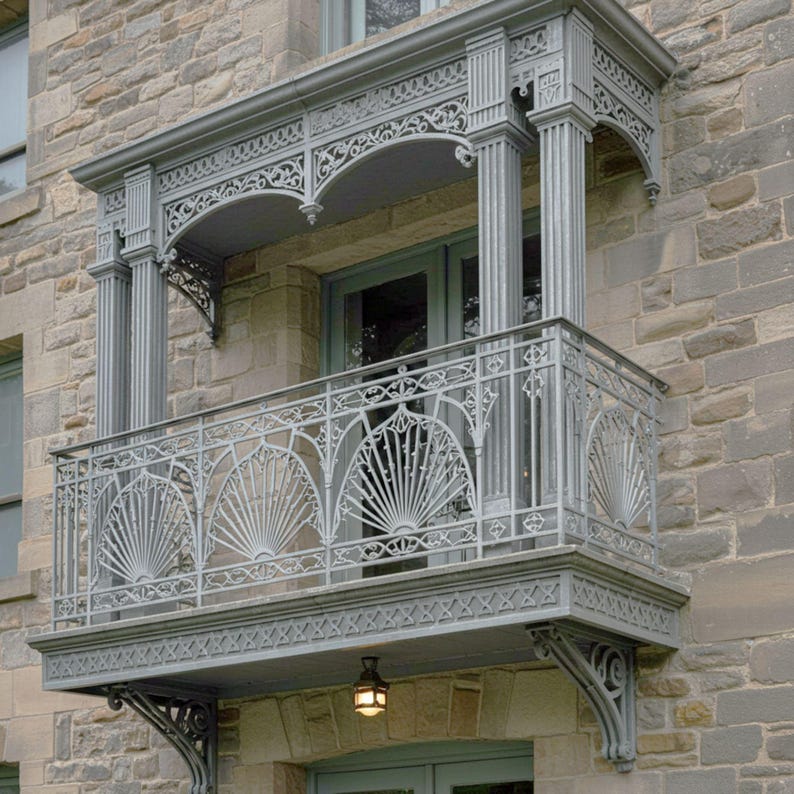 Custom Wrought Iron Balcony Railings – Design & Fabrication in Various ...