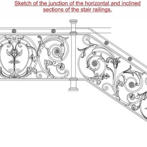 Custom Wrought Iron Railings.forged Railings for Stairs to Order. the ...