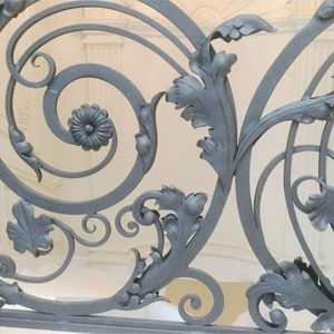 Custom Wrought Iron Railings.forged Railings for Stairs to Order. the ...