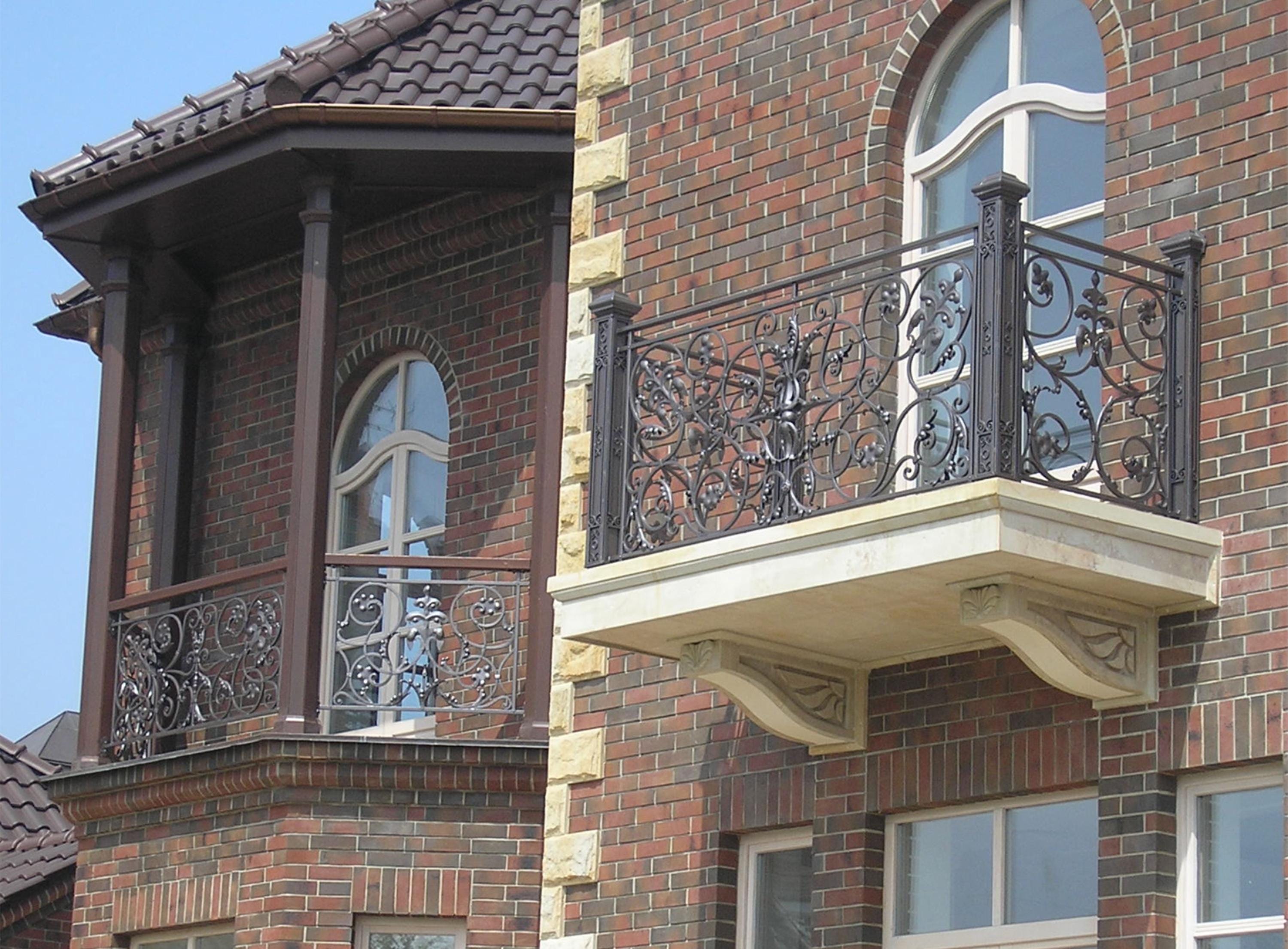 Elegant Handcrafted Wrought Iron Balcony Railing – Custom Design. the ...