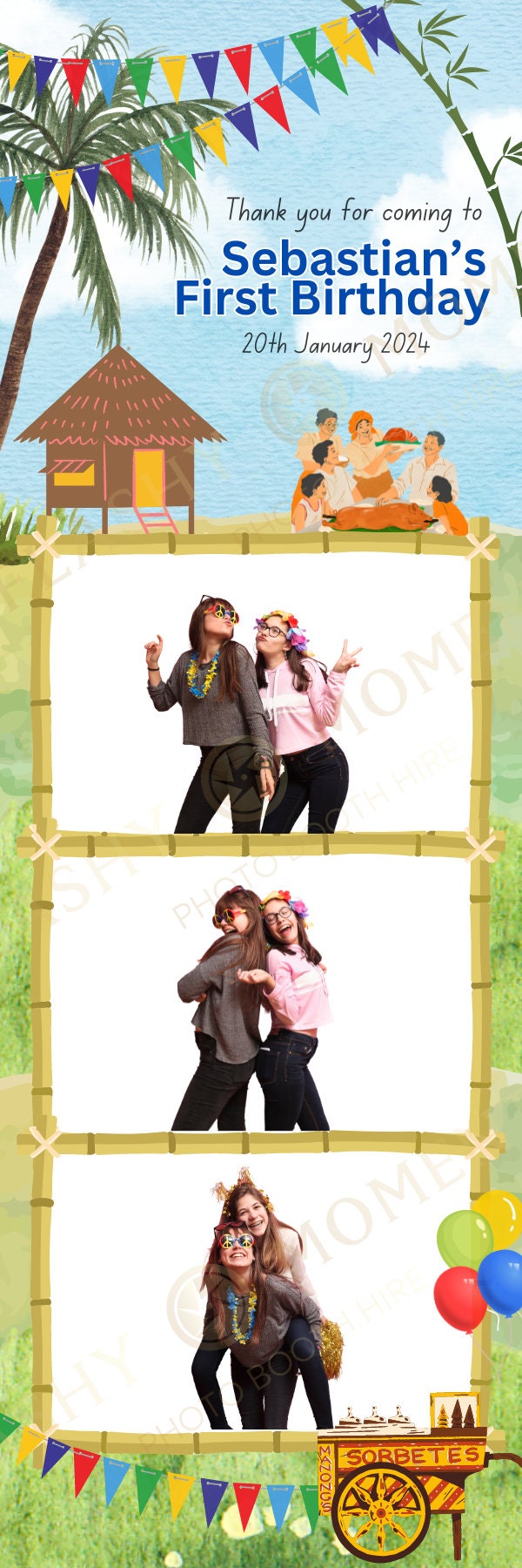Filipino Themed Photo Booth Template 2x6 Photo Strip - Etsy
