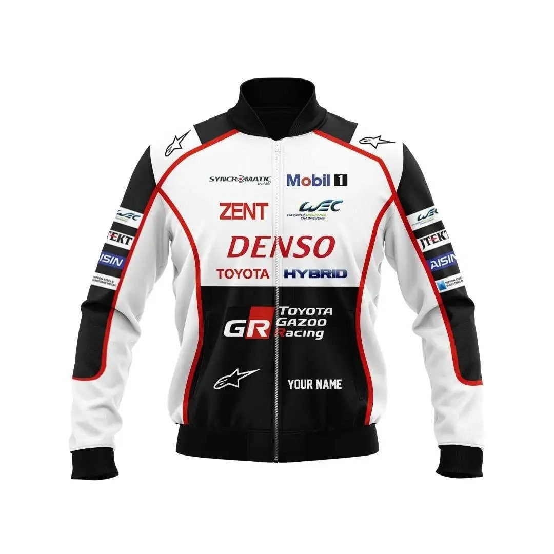 Personalized Toyota Gazoo Bomber Jacket 3D Racing Style F1, Custom ...