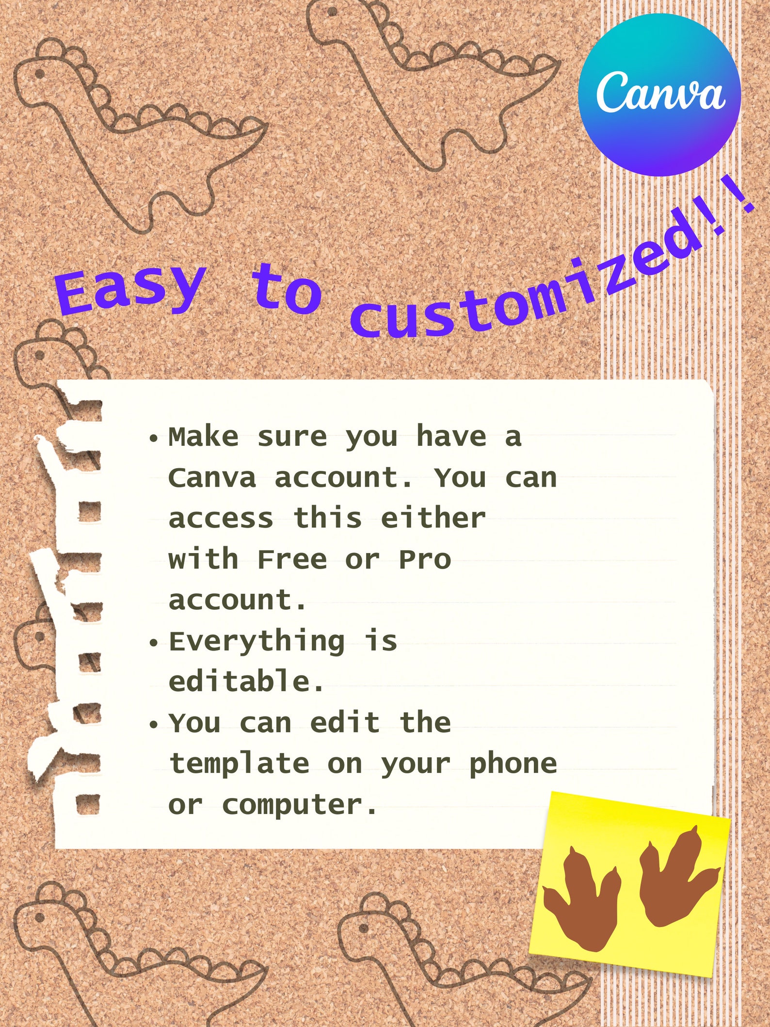 Editable Dinosaur Birthday Invitation , Dino Birthday Invite , Jurassic ...